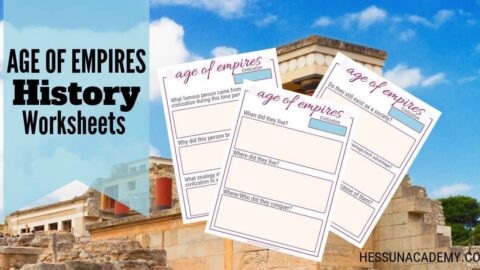 Free Printable History Worksheets for Kids Ages 3-14 - Hess UnAcademy