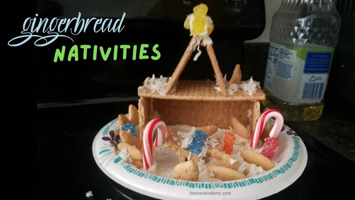 Gingerbread Nativity Instructions | STEM Activity