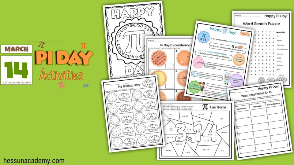 Fun and Free Pi Day Activities and Worksheets for Kids - Hess UnAcademy