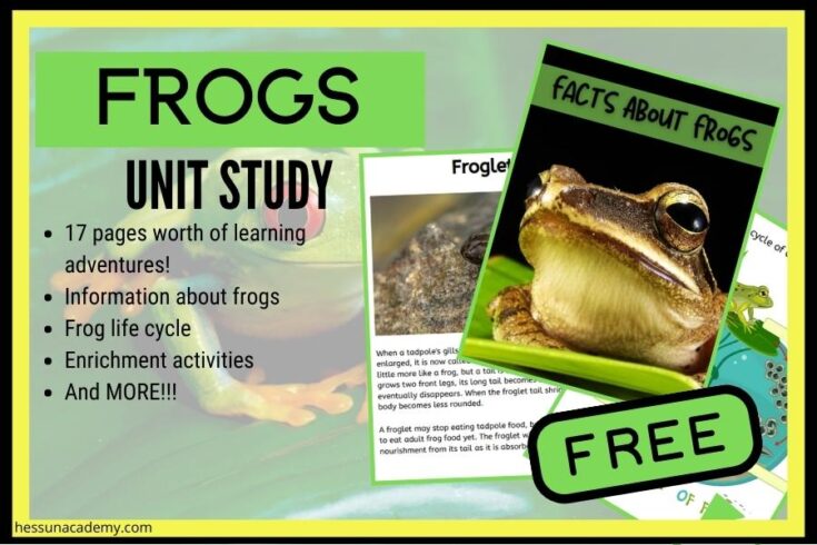 Free Frog Unit Study - Hess UnAcademy