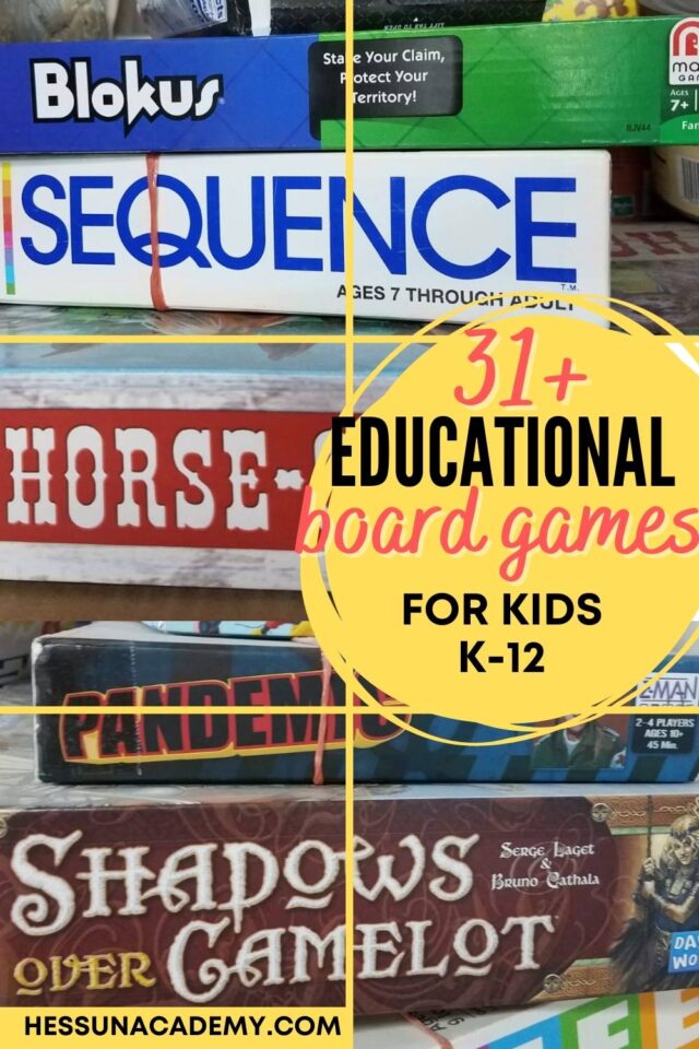 51+ Best Educational Board Games for K-12 Learning Fun