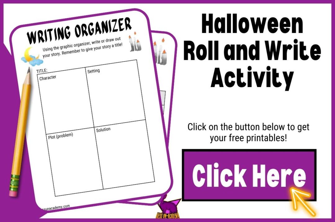 Free Halloween Roll A Story Activity & Writing Prompt