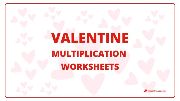 Free Printable Valentine Multiplication Worksheets - Hess UnAcademy