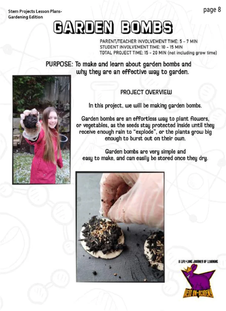 Garden Bombs STEM Chapter Sample - Hess UnAcademy