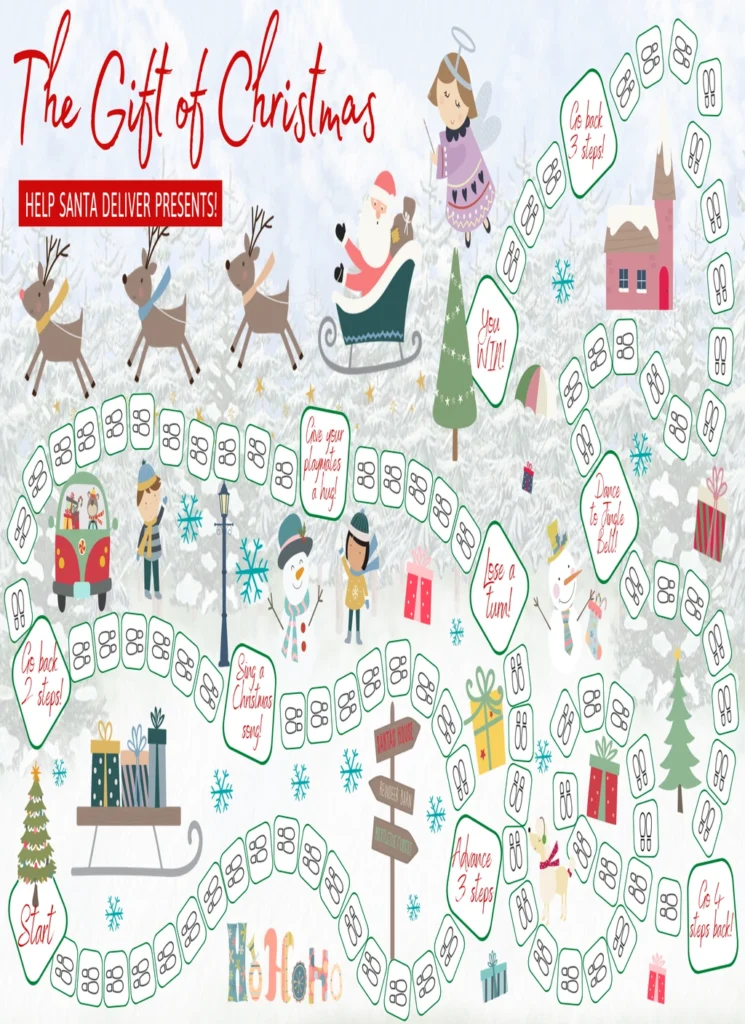 Gifts of Christmas Board Game - Hess UnAcademy